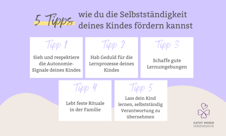 Selbstständigkeit deines Kindes fördern - 5 Tipps, ohne es zu überfordern